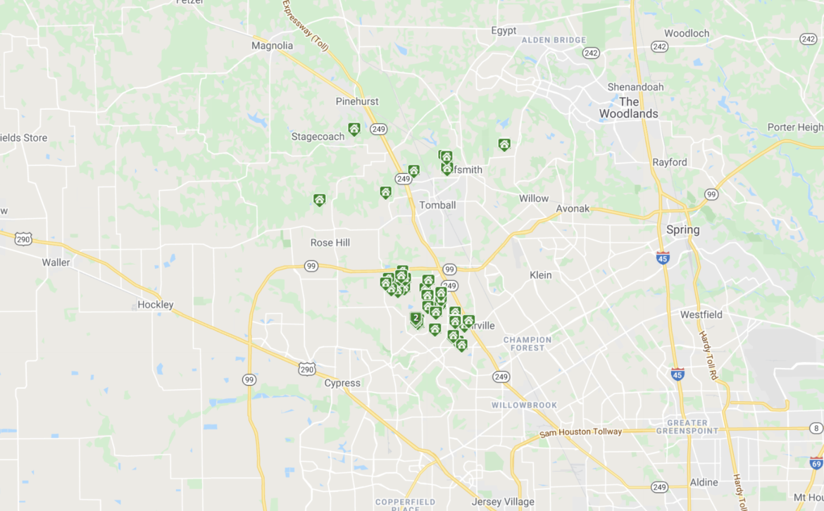 Greater Houston Neighborhoods and Master Planned Communities with Low ...