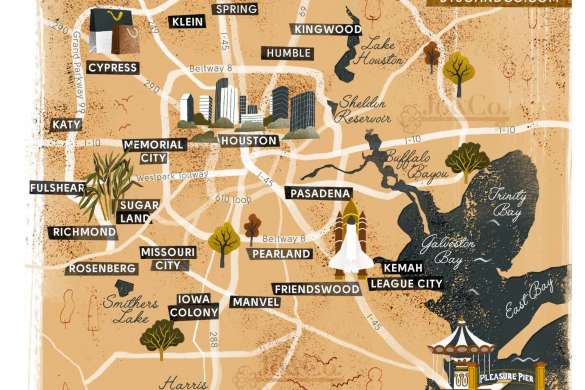 New map of Cypress, Texas featuring the best neighborhoods in Cypress ...