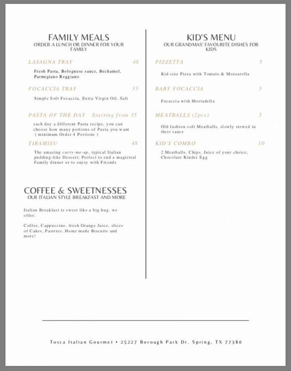 Tosca Bakery Comes to Borough Park Drive in The Woodlands TX